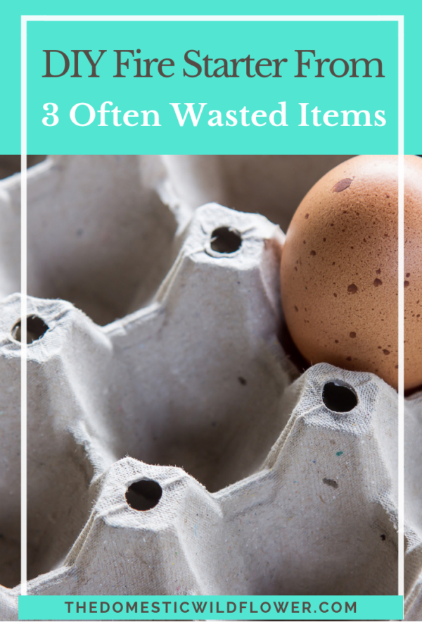 How to Create a Firestarter from 3 Often Wasted Items