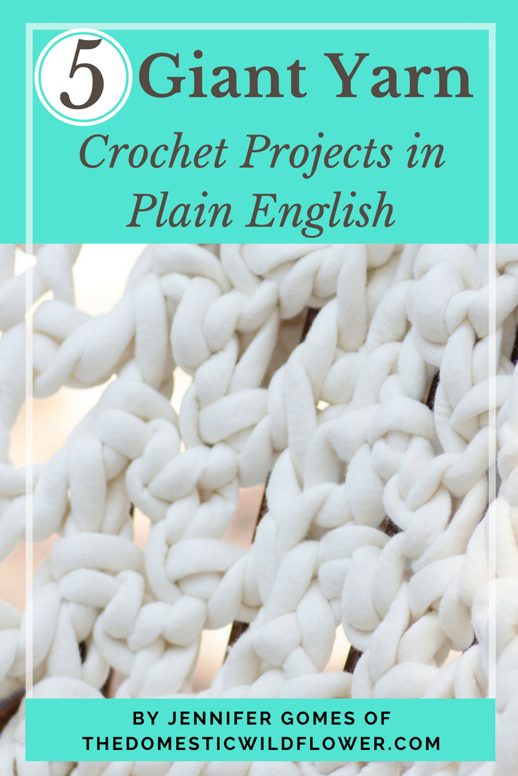 Giant Yarn Crochet Blanket Pattern