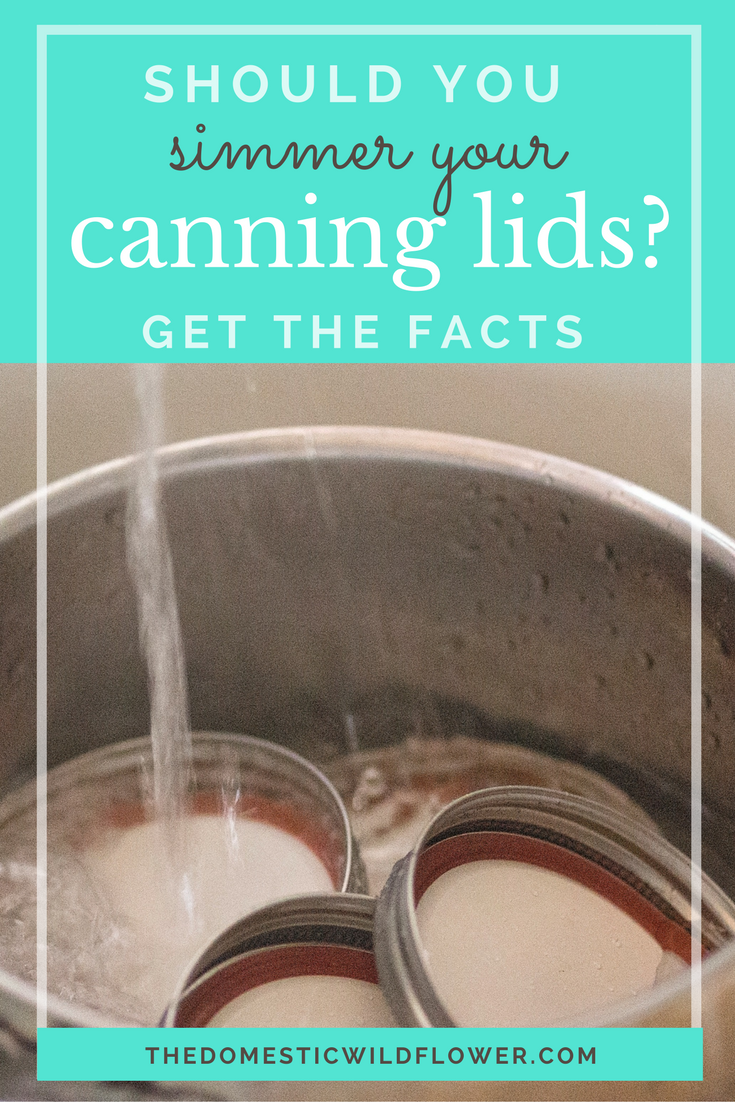 Do You Have To Simmer Your Canning Lids 