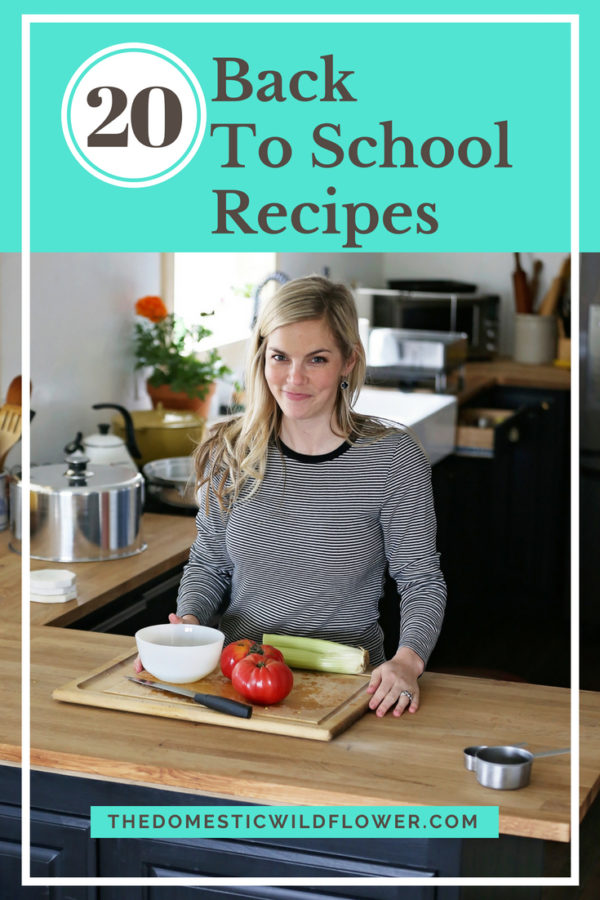 20 Back to School Recipes