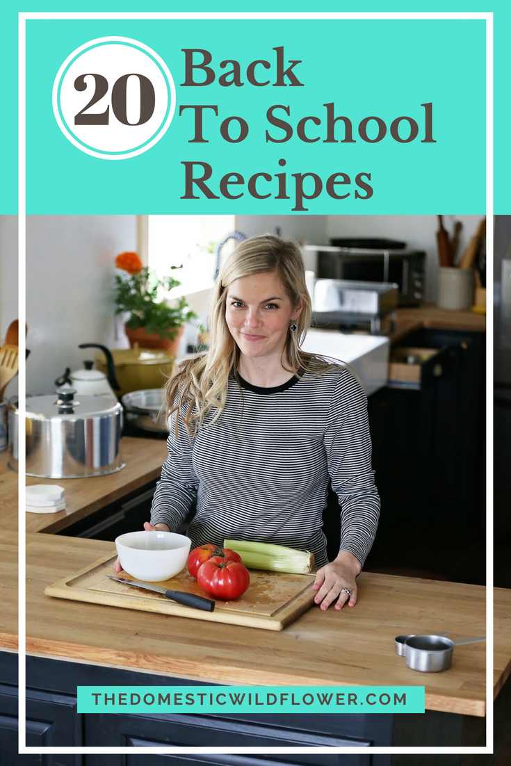20 Back to School Recipes